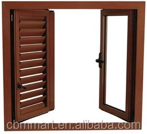 Wooden Louvered Windows Adjustable Louver Window - Buy Louver Windows ...