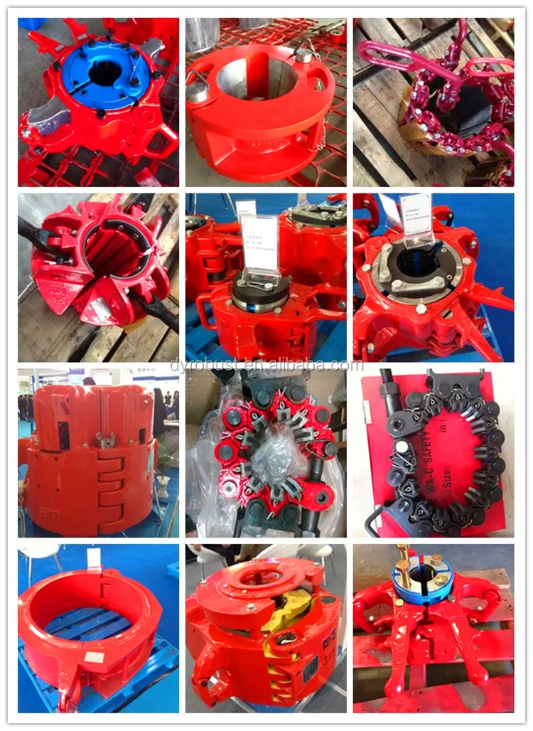 80 Ton Pneumatic Casing and Tubing Spider with Slips - API Type C