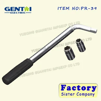 L Telescopic Wheel Nut Wrench L Type Socket Tyre Spanner - Buy L Type ...