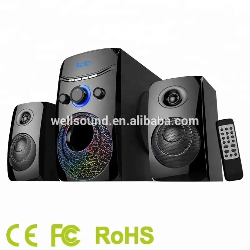 New Arrivals 2.1 Mini Multimedia Speakers Remote Control Speakers - Buy ...