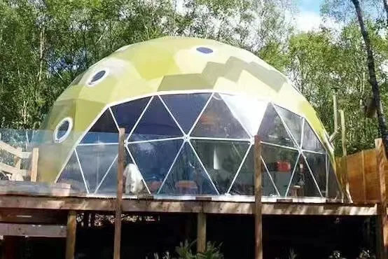 Steel Frame Transparent Pvc Geodesic Garden Igloo Dome - Buy Garden ...
