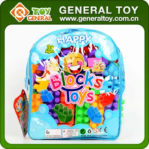72pcs Abc Building Blocks,Plastic Connecting Blocks For Kids,Large ...