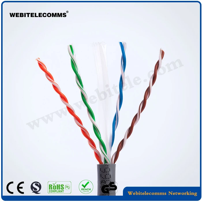 Unshielded Cat 6 Twisted Pair Installation Cable,Cat6 U/utp Data Cable ...