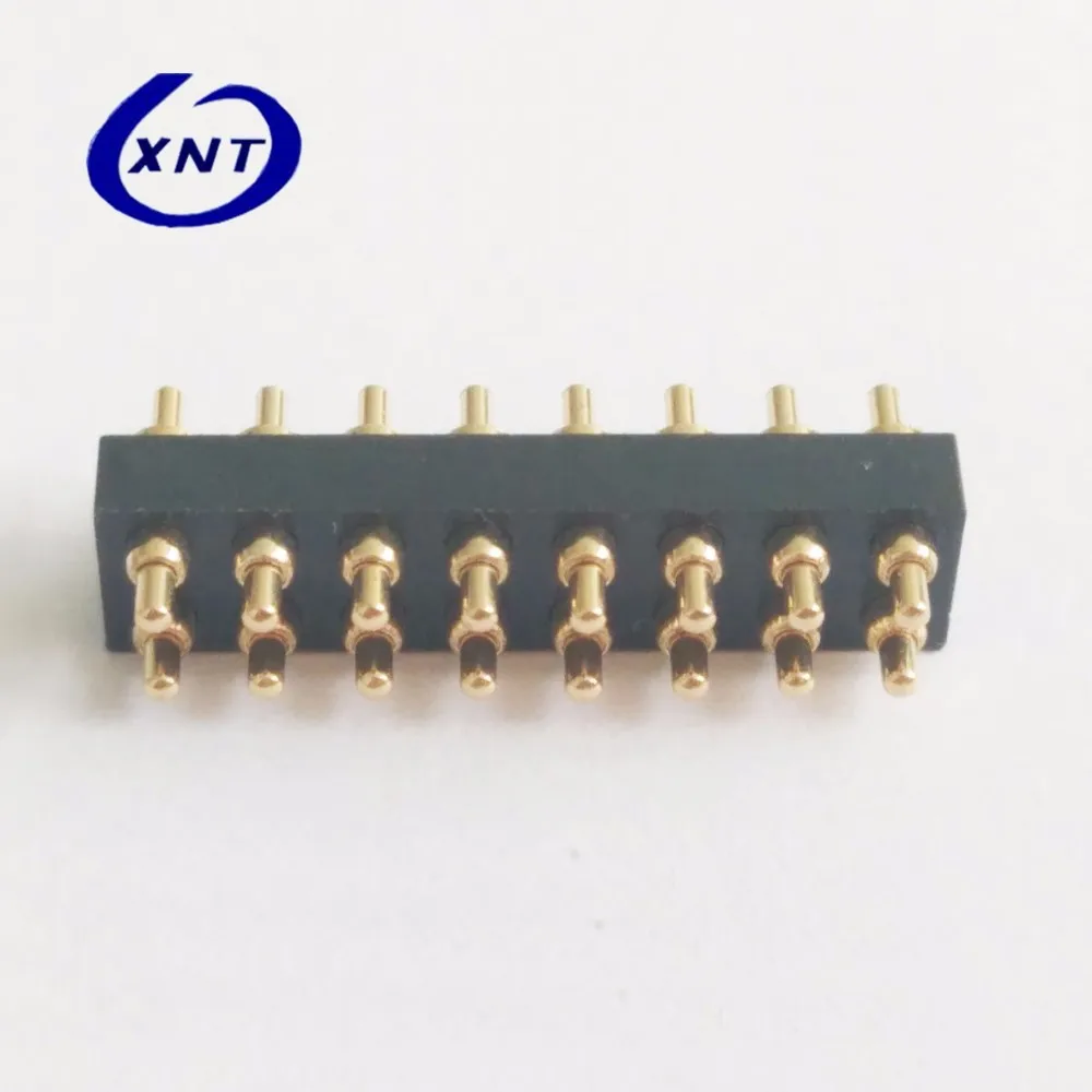 High Density 1mm Pitch Pogo Pin Connector,Compressed Height Less Than 1 ...