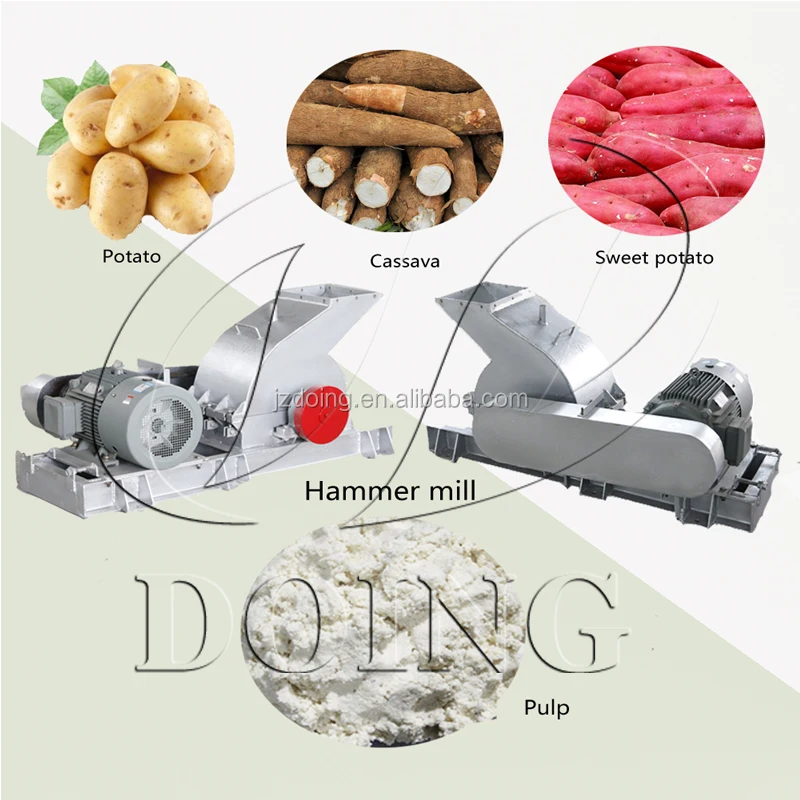 High Efficiency Cassava Potato Starch Rasping Gratin Processing Machine ...