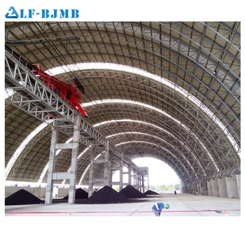 Arch Dry Coal Storage Shed Steel Space Frame Roofing System - Buy Coal ...