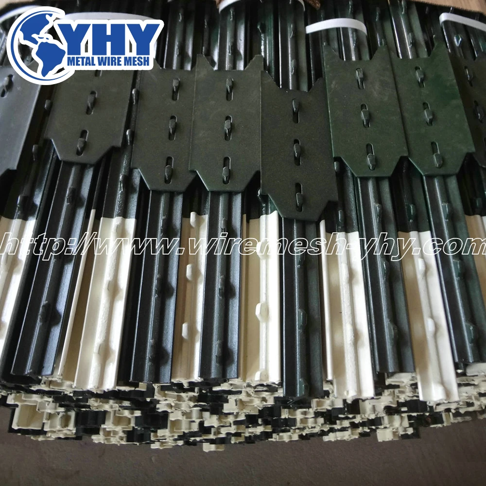 High Quality Steel T Fence Post Stakes Coated With Green Powder - Buy ...