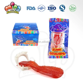Tongue Shaped Gummy Candy With Tooth Toy - Buy Gummy Candy,Tongue Gummy ...
