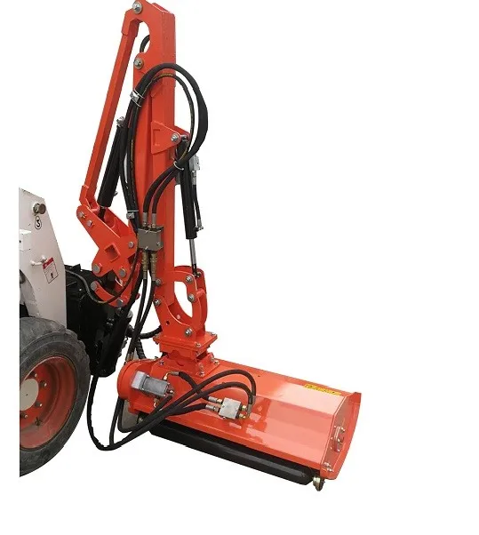 Skid Steer Loader Side Lawn Flail Mower with Boom Long Arm