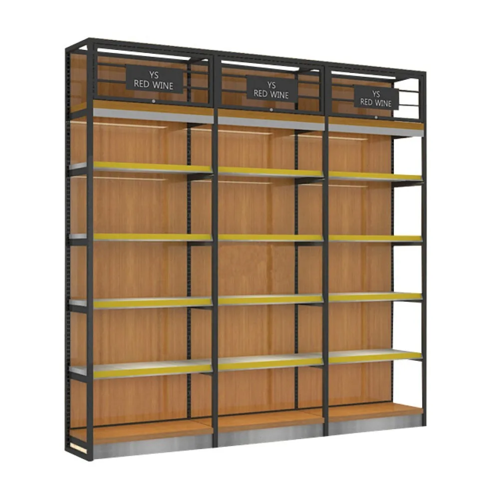 Wooden Wine Display Shelving Liquor Store Fixtures - Buy Wooden Wine ...