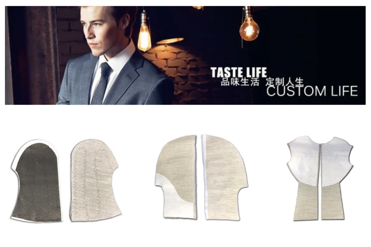 Natural Thicker Chest Piece Woven Tailor Chest Canvas Interlining Full ...