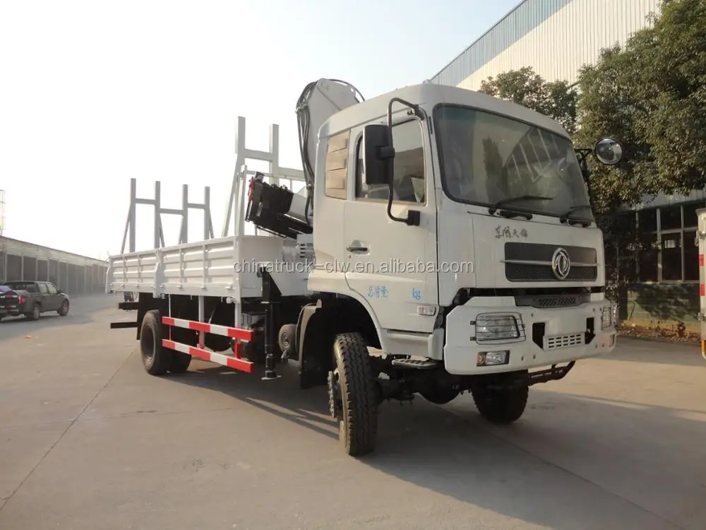 Clw Brand 7 Ton Folding Boom Truck Crane,7 Ton Truck Crane Mounted ...
