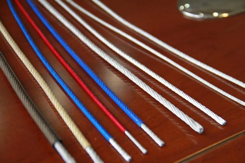 Coiled Plastic Pvc Coated Steel Wire Cable 25 Mm 1 Inch - Buy Coated ...