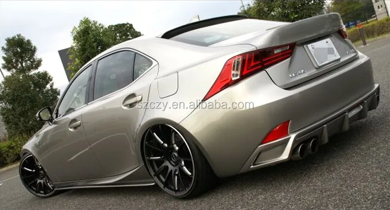 W Design Wing Pu Is350 Roof Racing Spoiler For Lexus Is 250 Is350 F ...