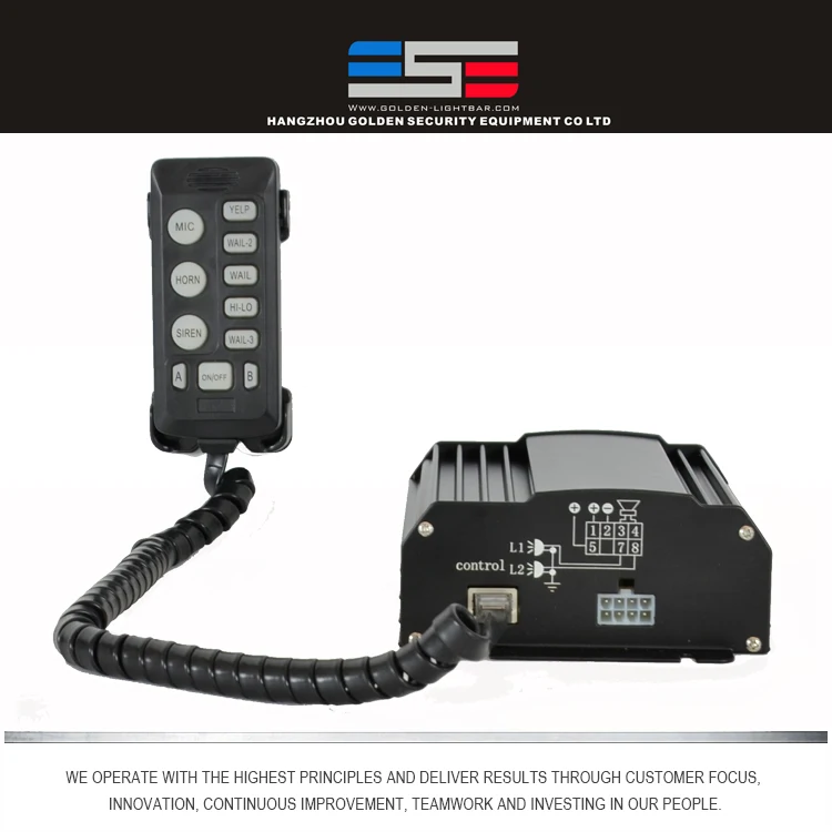 Car Amplifier Pa System Electronic Police Siren - Buy Police Siren ...