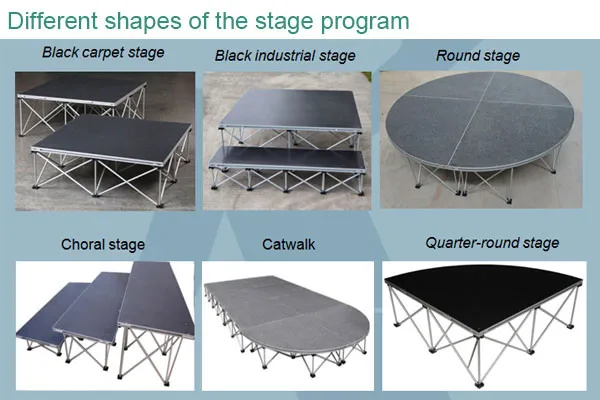 Rk palco desmontável portátil para eventos/concertos/apresentações ...