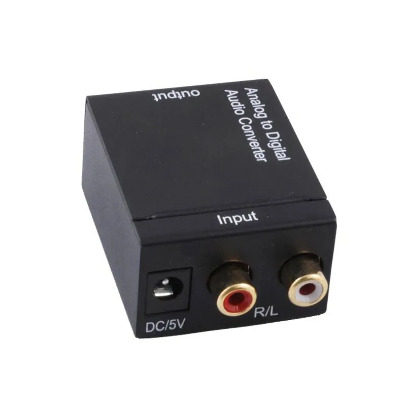 Dac Spdif Optical/coaxial Audio To R/l And 3.5mm Stereo Audio Converter ...