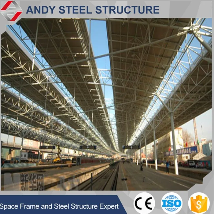 Steel Structure Space Frame Bus Station In Use For Export - Buy Space ...