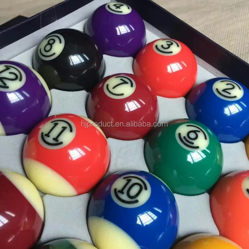 Five Star Grade Pool Ball Set 57.2mm Billiard Balls - Buy Billiard Ball ...