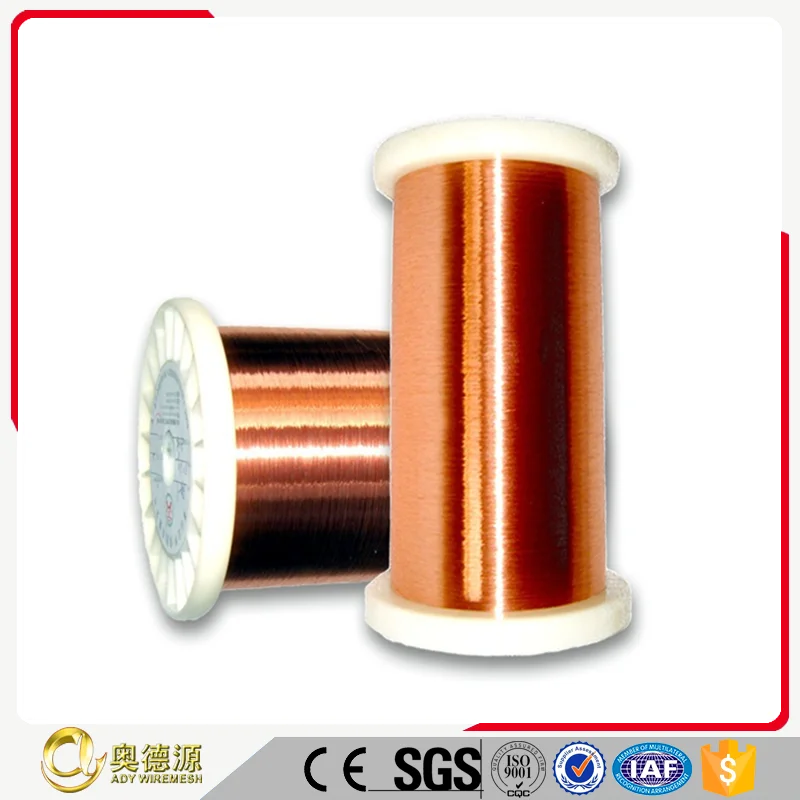 Long Term Stable Supply 0.10mm Ultra-thin Brass Wire / Copper Wire ...