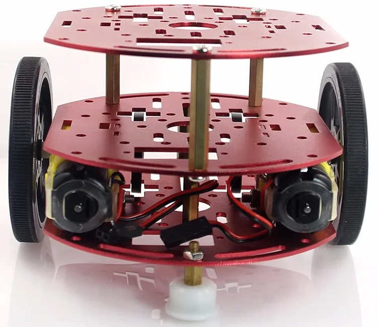 Mini 3-layer Round Robot Chassis Kit - 2wd With Dc Motors - Buy Smart ...