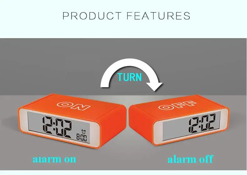 Intelligent Pop Up Alarm Snooze Light Digital Smart Clock - Buy Digital ...