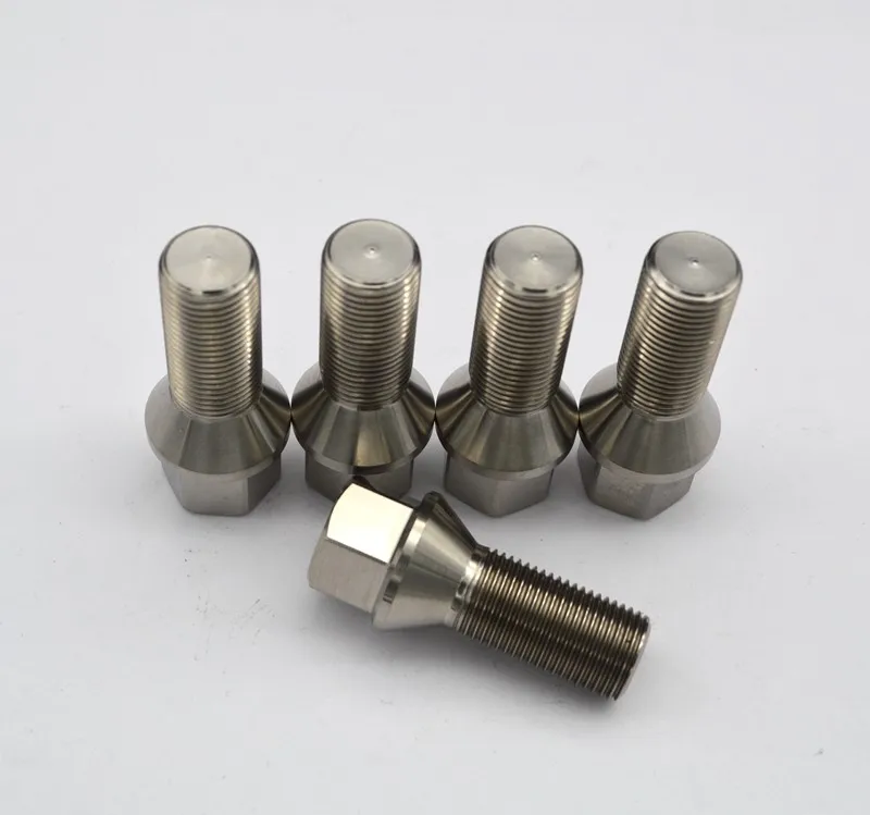 Gr5 Titanium Wheel Bolt M14*1.25/1.5*28mm - Buy Gr5 Titanium Wheel ...