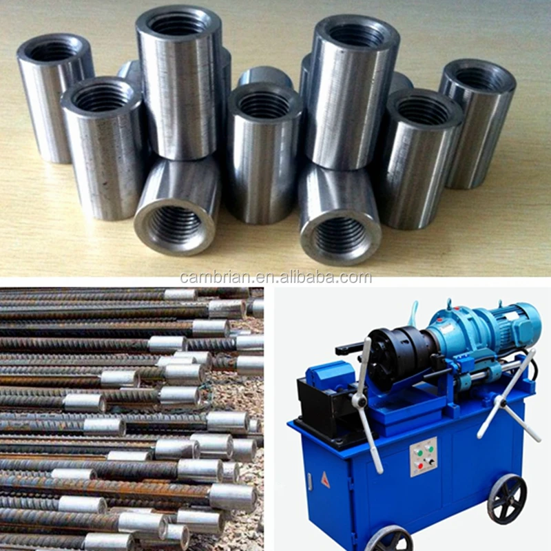 Hydraulic Rebar Tapered Thread Rolling Machine Rebar Screw Threading ...