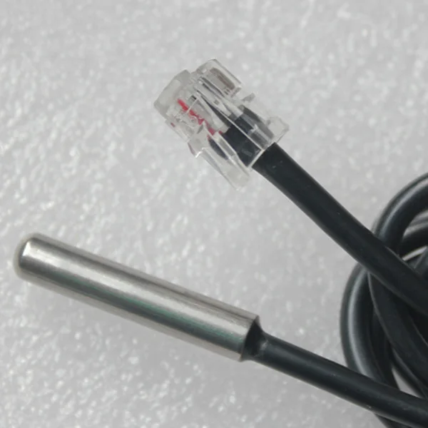 1 Wire Rj11 4p4c Ds18b20 Waterproof Temperature Sensor - Buy Ds18b20 ...