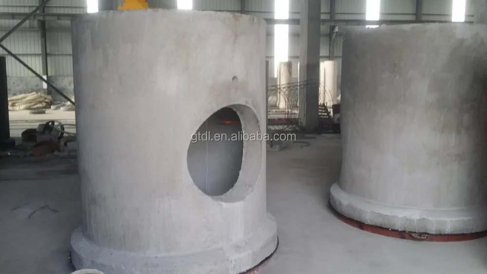 Wet Concrete Pouring Process Manhole Well Mold - Durable Steel
