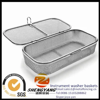 Wholesale Laboratory Lockable Storage Baskets Stainless Steel Mesh ...