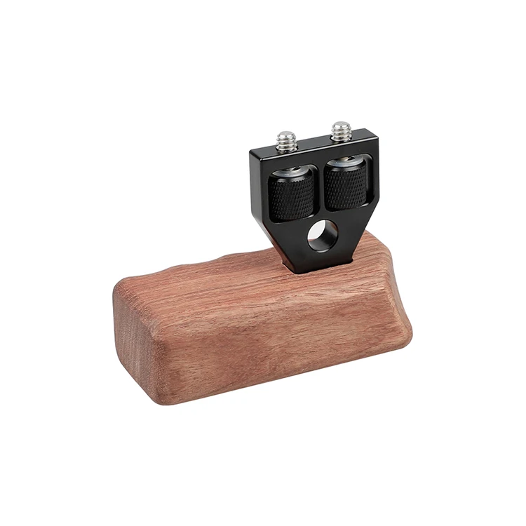 Wooden Camera Handle Grip for DV Video Cage Rig - CAMVATE