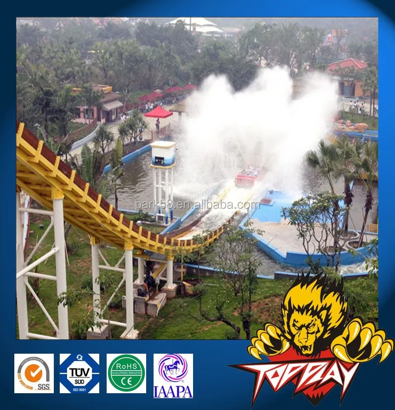 Thrill Amusement Rides Water Coaster Mega Splash Flume Ride For Sale ...
