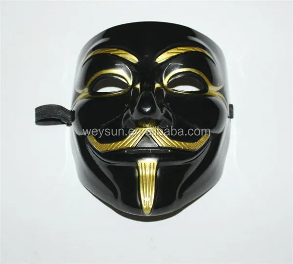 New V Vendetta Anonymous Movie Guy Fawkes Vendetta Mask Halloween ...