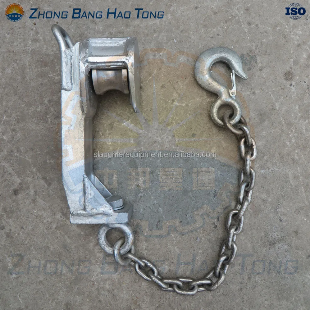 Cattle Bleeding Chain Hook For Cattle Slaughterhouse Cow Bleeding Line ...