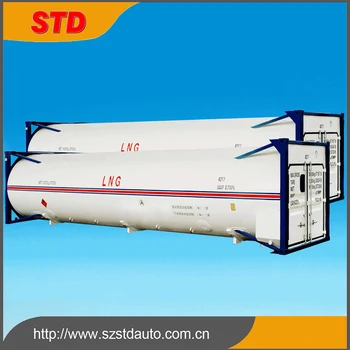 Transport Liquefied Natural Gas 40 Feet Lng Tank Shipping Container ...