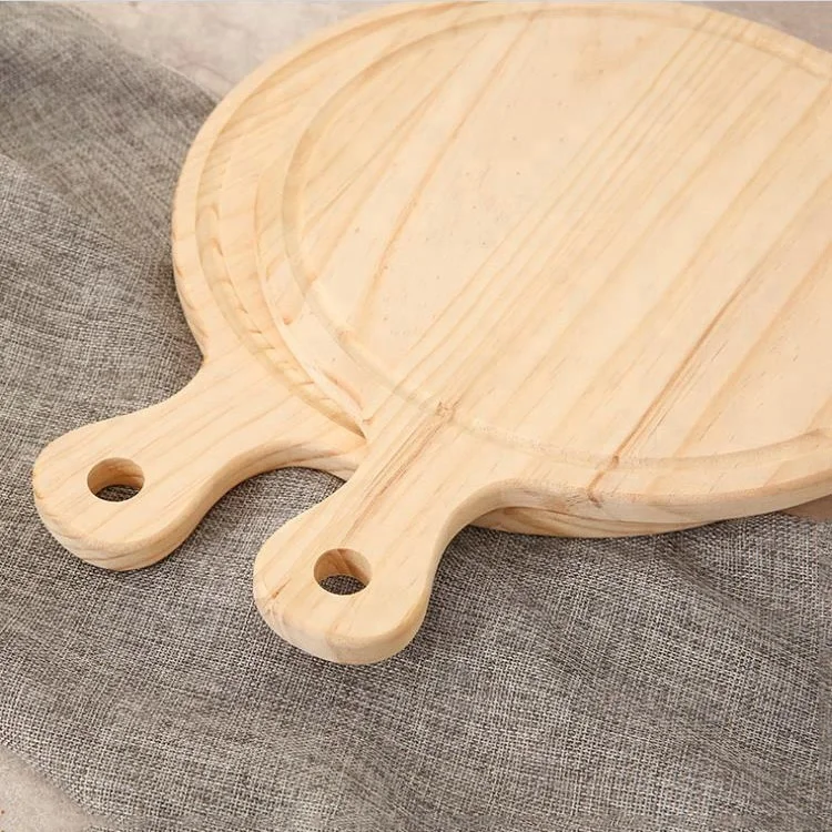 Pine Long Wooden Pizza Wooden Serving Board With Handle - Buy Pizza ...