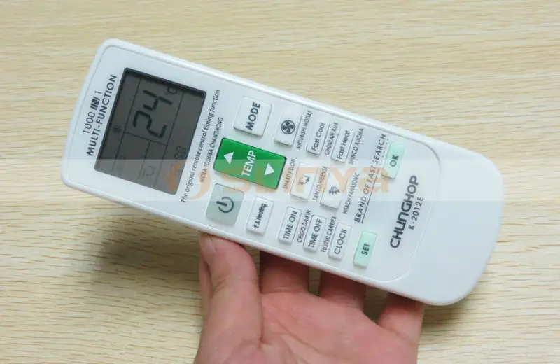 1000 In 1 Universal Ac Remote Control For Air Conditioner Condition Lcd ...