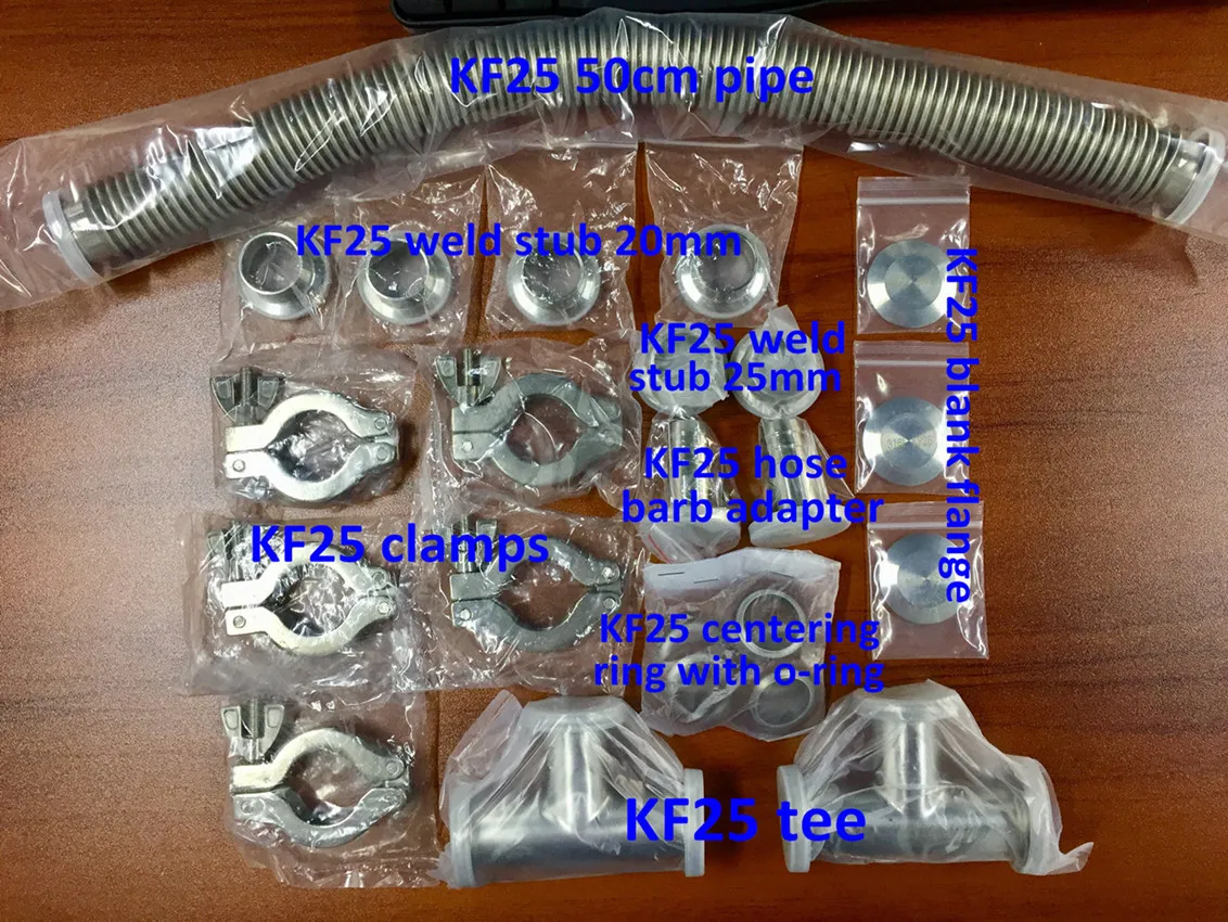 Standard Kf Flange Kf Straight Connectors Full Nipple Tubulated ...