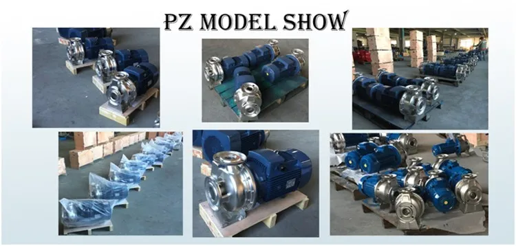 PZB Stainless Steel Water Pump With Round Motor Electric Centrifugal ...