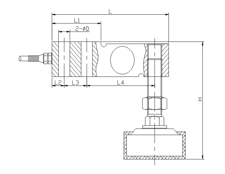 H8c C3 Load Cell Shear Beam 5t On Digital Load Cell - Buy H8c C3 Load ...