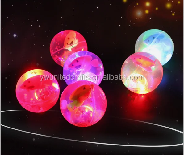 Oem Bouncy Ball With Led Light Flashing Ball Bouncing Ball Toy For Kids ...