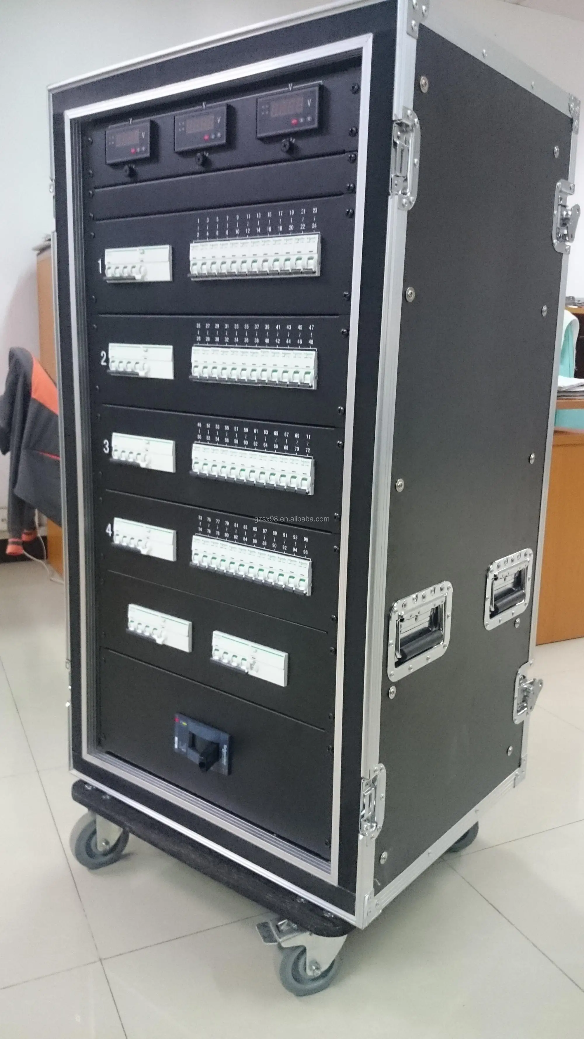 98 Channels Power Distro Box Rack For Audio Power Supply Switching ...