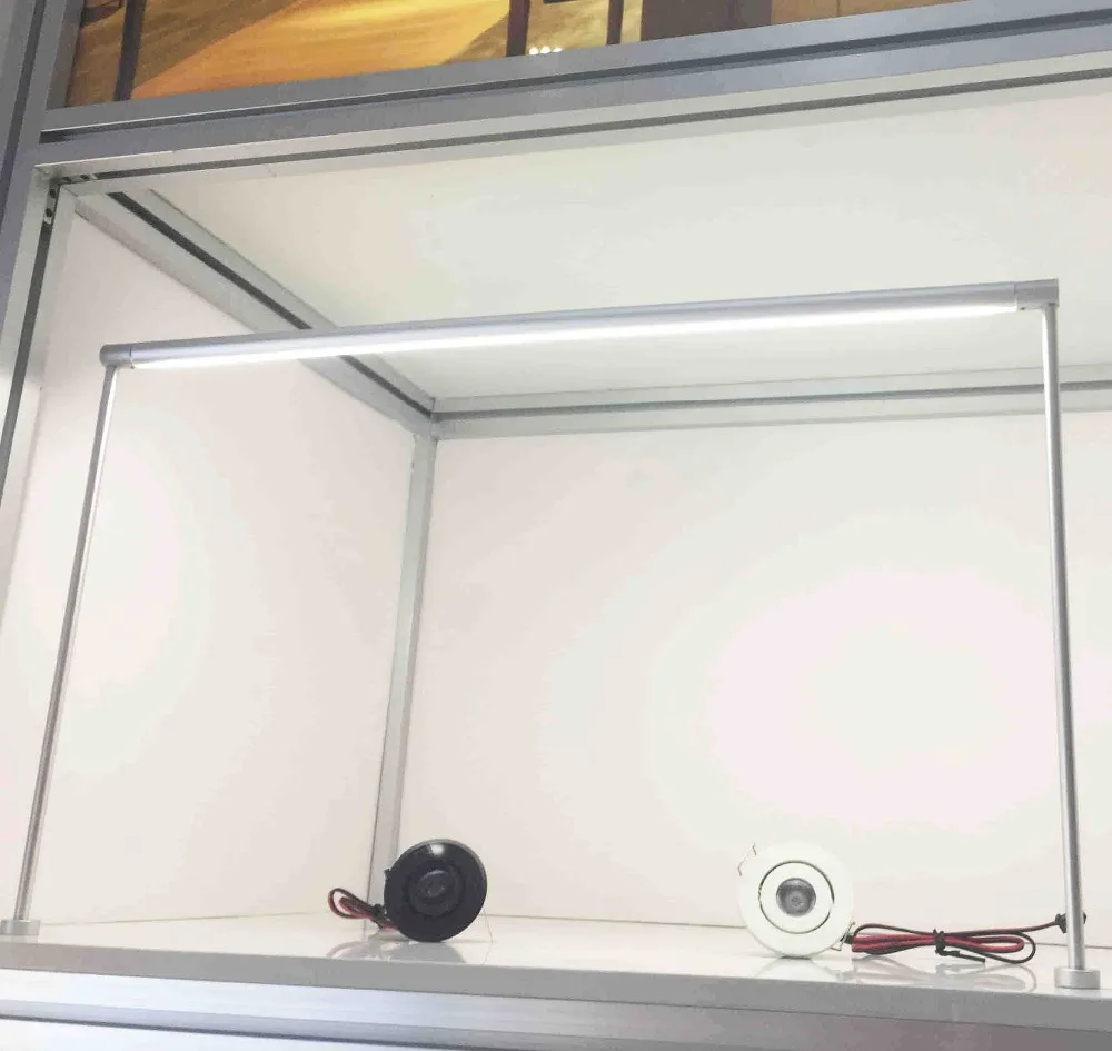 Rotary Round Jewelry Showcase Lighting Led Display Case Lighting - Buy ...