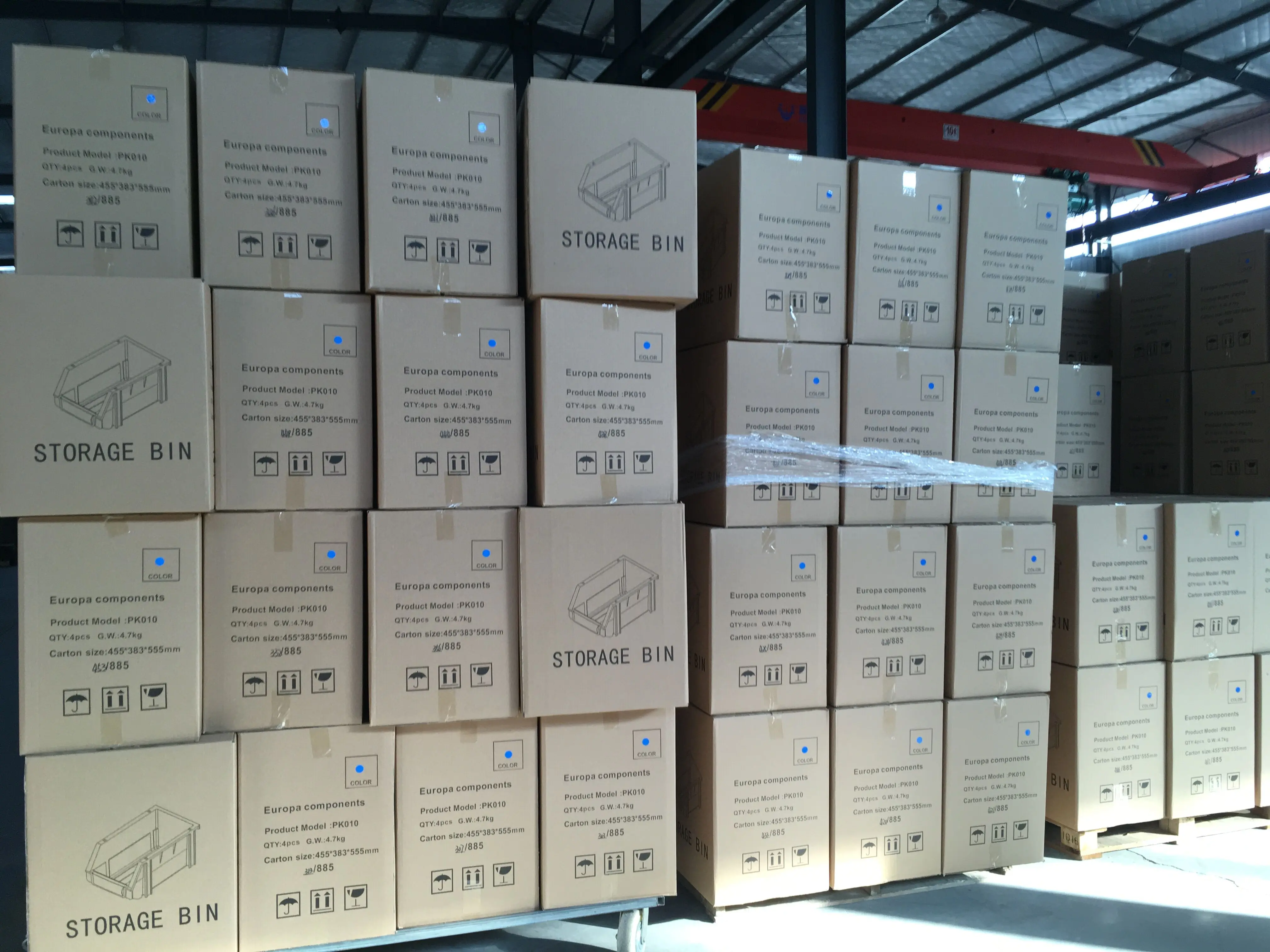Custom Design Warehouse Stackable Storage Bin For Material Handing ...