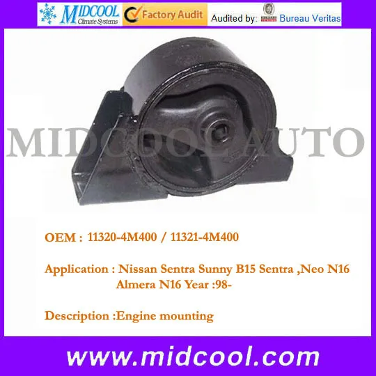 High Quality Rubber Engine Mounting For Sunny B15 Senta Neo N16 Almera ...