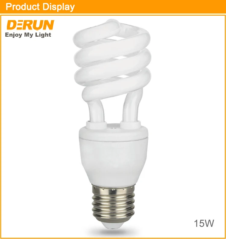 Energy Saving Compact Fluorescent E26 E27 20w 32w 110v 220v Half Spiral ...