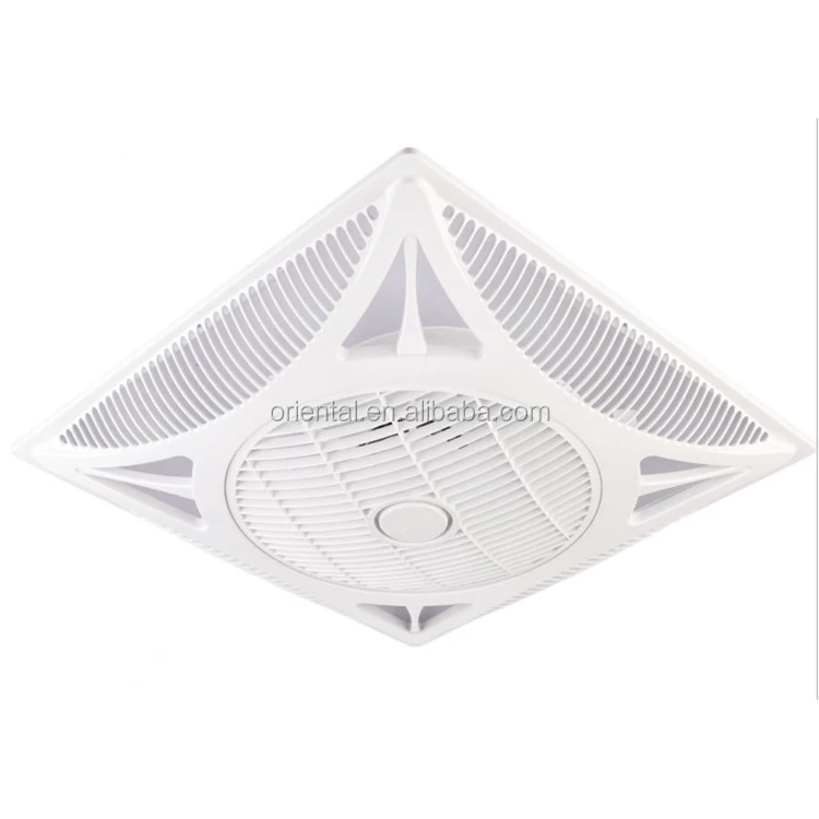 14 Inch 60*60cm False Ceiling Fan - 3 Speeds & Remote Control