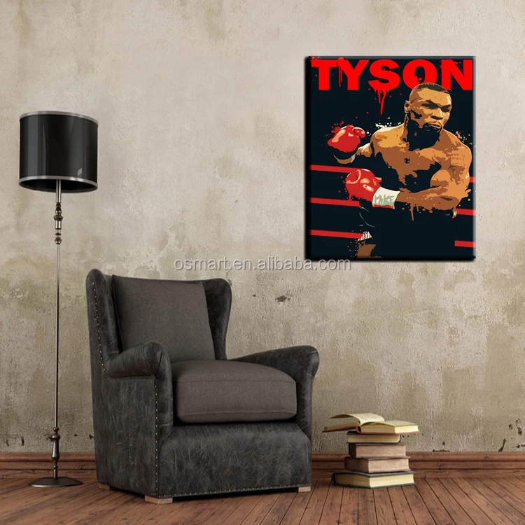 Wholesale Price Handmade King Of The King Boxing Emperor Mike Tyson Oil ...