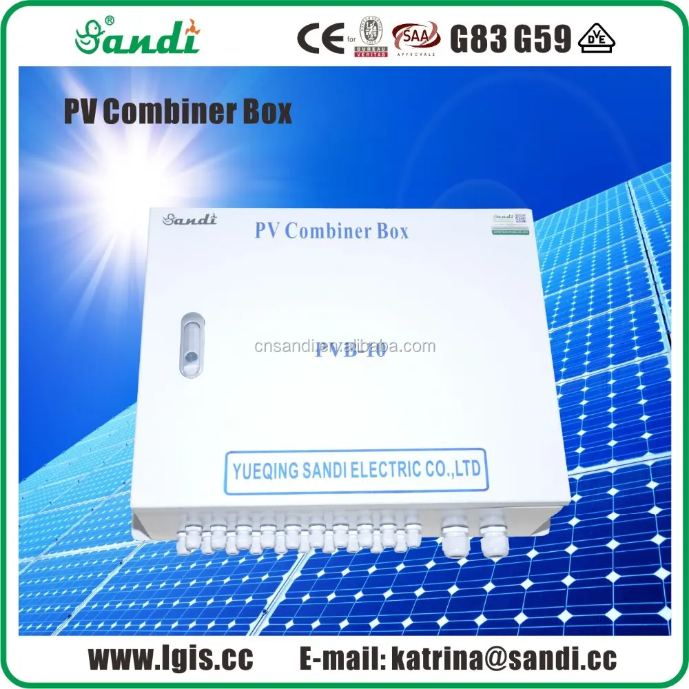 Pv Array Combiner Box 10 Strings With Spd And Anti Reverse Module Protection Buy Pv Array